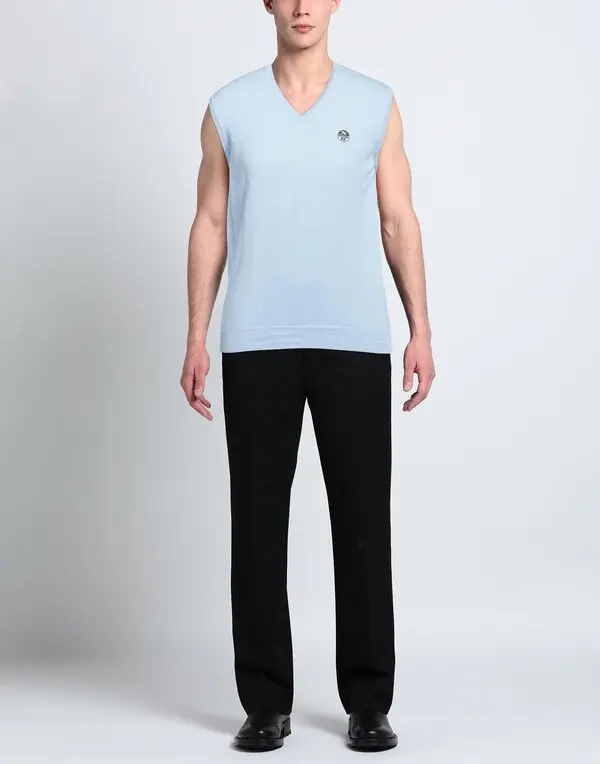 NORTH SAILS Cotton Sleeveless Sweater - Blue