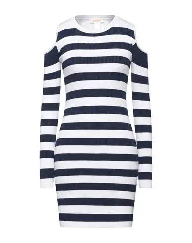 KONTATTO Ribbed Knit Mini Dress - Midnight Blue