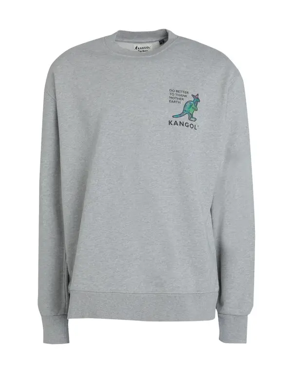 KANGOL Organic Cotton Sweatshirt - Light Grey