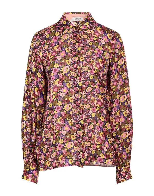 Liu Jo Floral Print Crepe Shirt