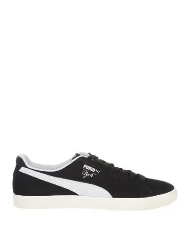 PUMA Clyde Hairy Suede Sneakers - Black