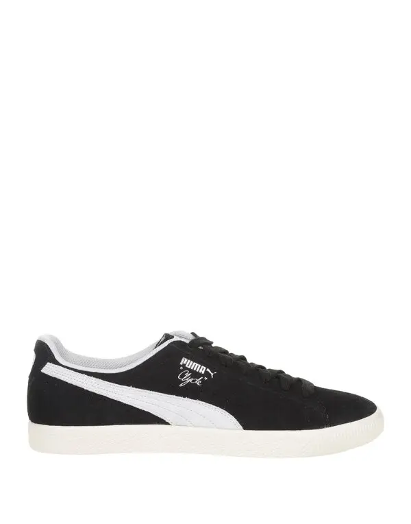 PUMA Clyde Hairy Suede Sneakers - Black
