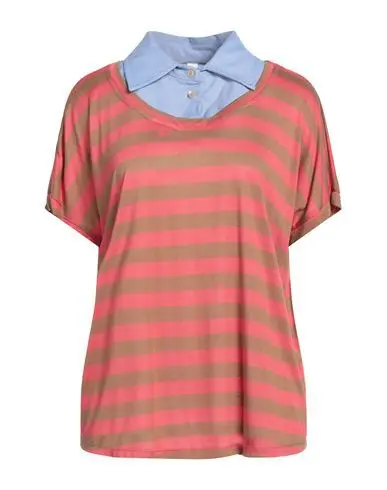 SOUVENIR Striped Top - Brown