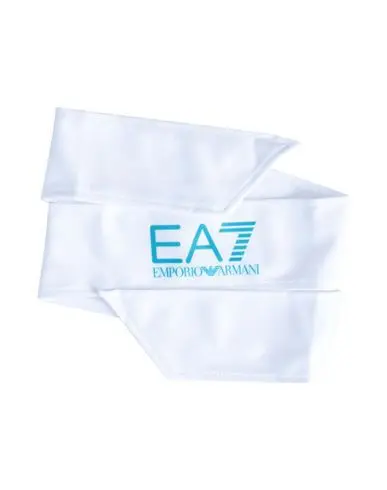 EA7 Woven Hairband With Logo - White