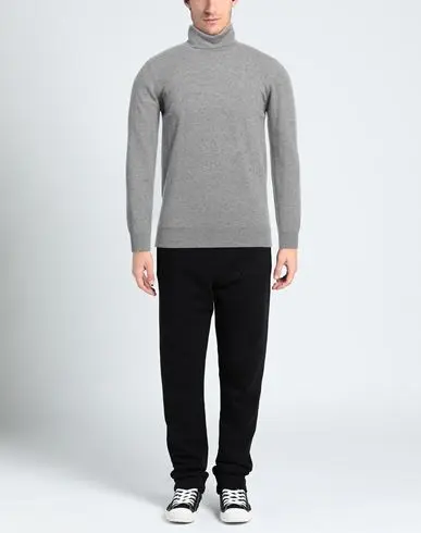 Alpha Studio Turtleneck Size Geelong Wool - Grey