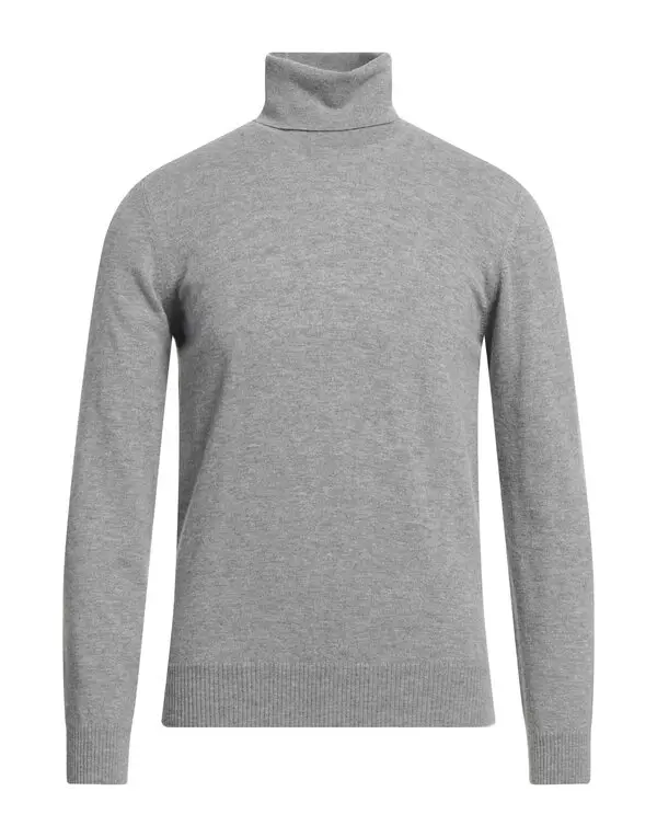 Alpha Studio Turtleneck Size Geelong Wool - Grey