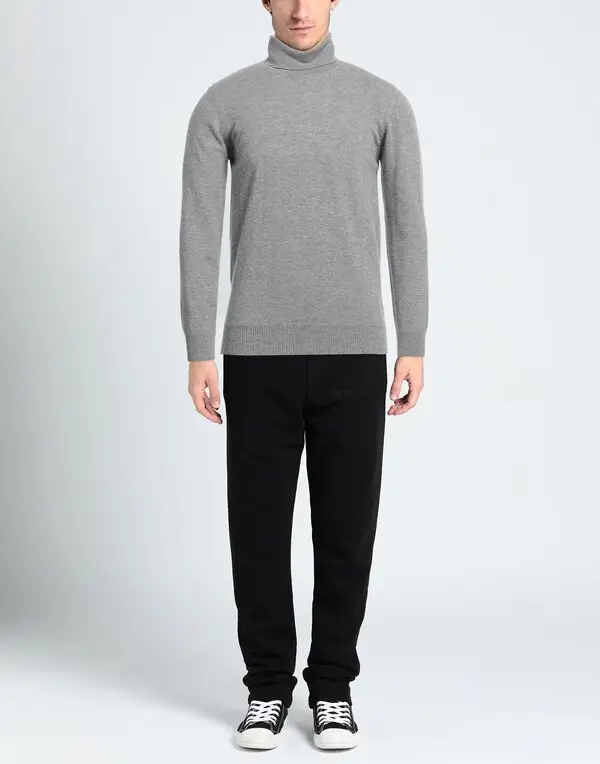 Alpha Studio Turtleneck Size Geelong Wool - Grey