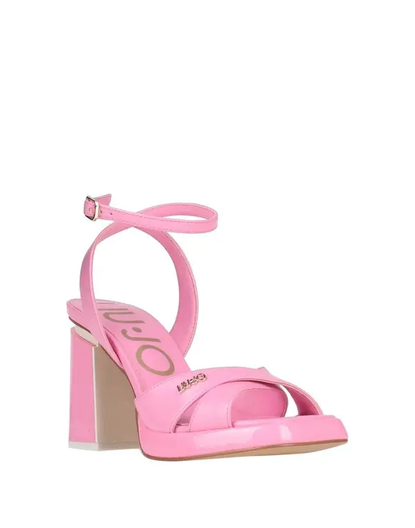 Liu Jo Sandals Blush Size Textile Fibers