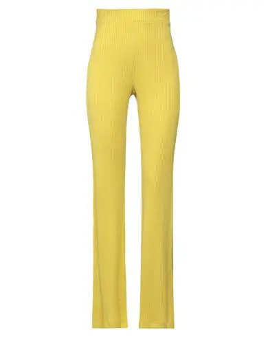 HAVEONE Straight Leg Knit Pants - Yellow