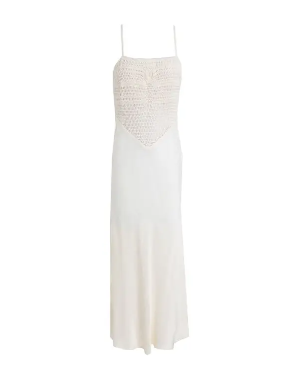 Topshop Maxi Slip Dress - Ivory
