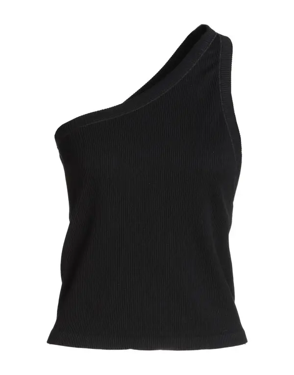 Topshop Ribbed One-shoulder Top
