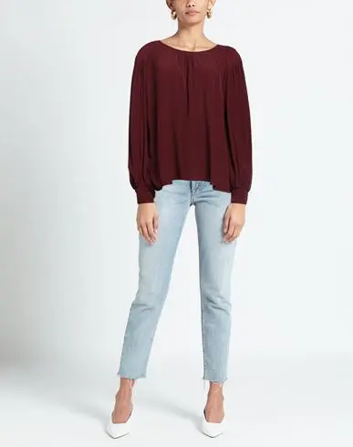 SOLOTRE Crepe Top - Red