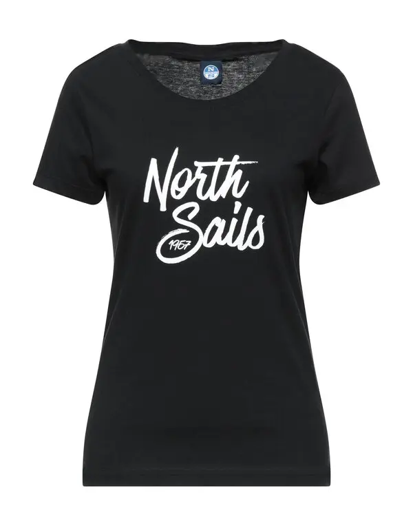 NORTH SAILS Logo-print Cotton T-shirt - Black