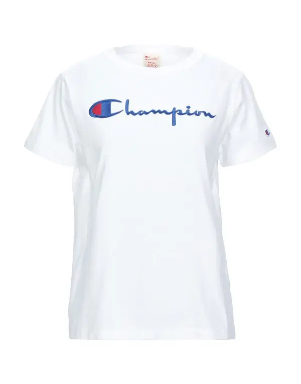 Champion Cotton Jersey T-shirt With Embroidered Logo