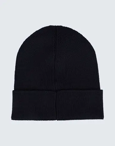 BOSS Polyacrylic Virgin Wool Beanie - Navy