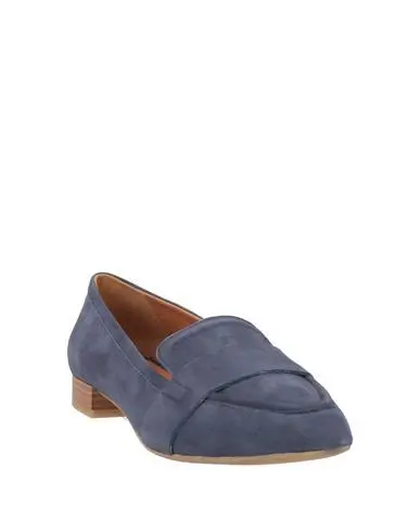 Geox Soft Leather Loafers - Navy