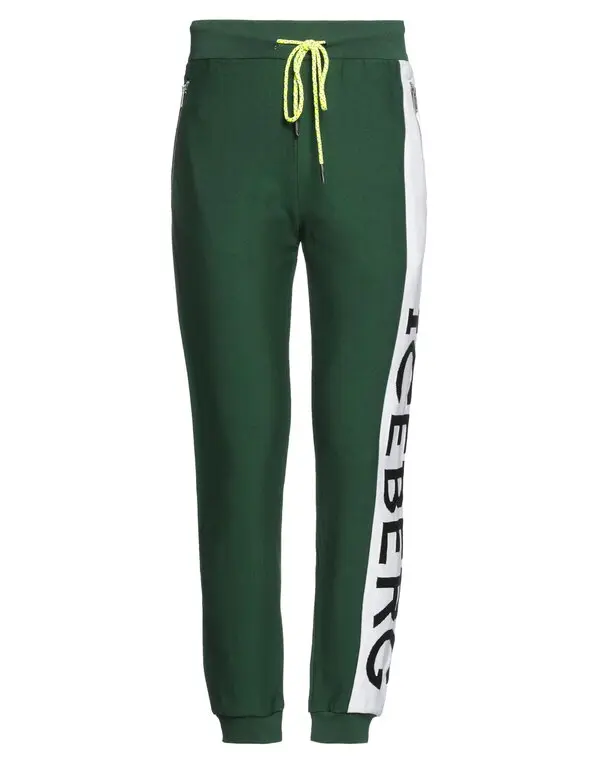 Iceberg Pants Midnight Size Cotton, Polyamide, Elastane - Green