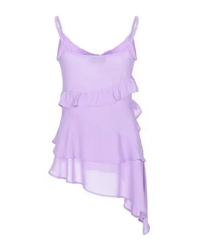 KAOS Sleeveless Ruffle Top