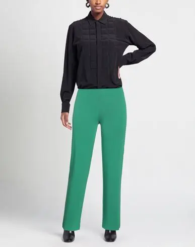 VICOLO Flared Knit Pants - Green