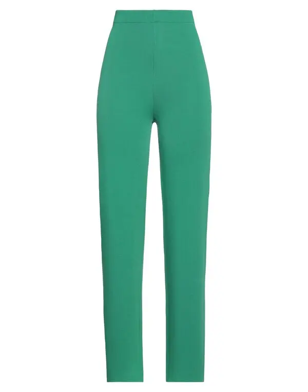 VICOLO Flared Knit Pants - Green