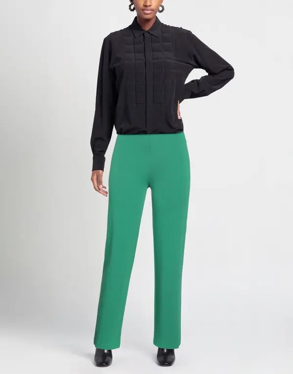 VICOLO Flared Knit Pants - Green