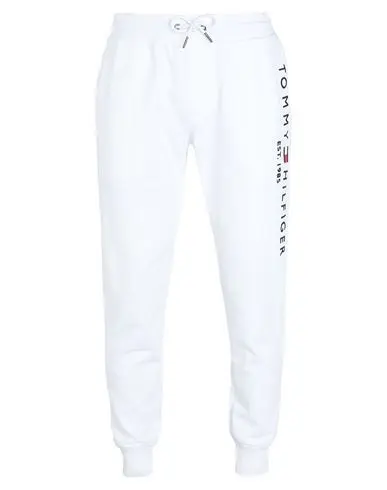Tommy Hilfiger Tommy Logo Sweatpants Pants Size Cotton - White