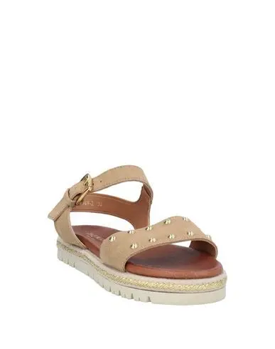 CARLO PAZOLINI Leather Espadrille Sandals - Beige