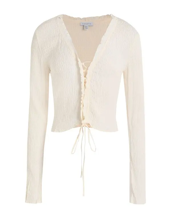 Topshop Woven Top - White