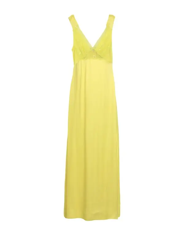 Topshop Viscose Maxi Slip Dress With Lace
