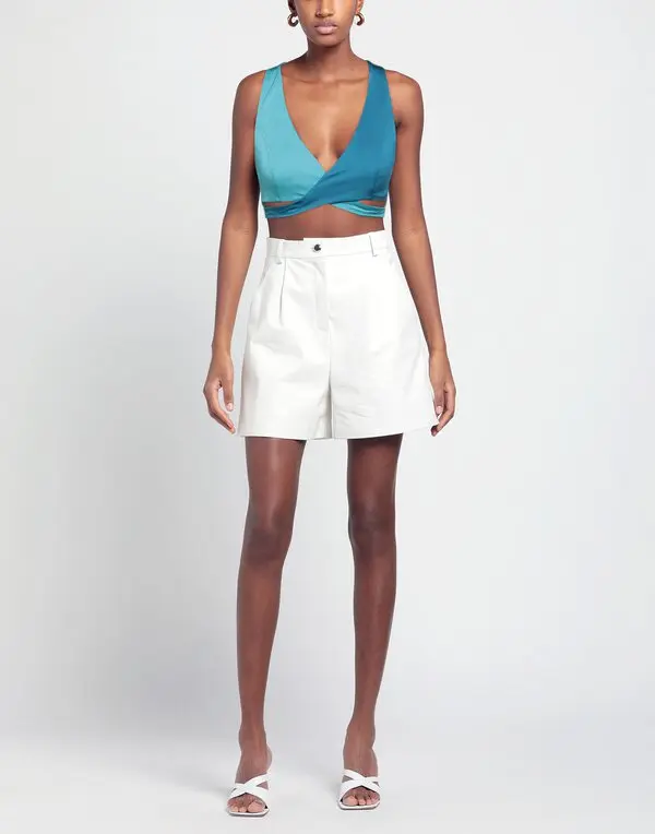 LANSTON Cropped Two-tone Top