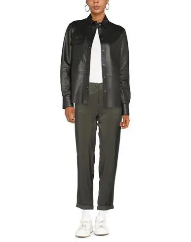 Armani Exchange Tapered Twill Pants - Green