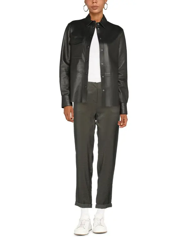 Armani Exchange Tapered Twill Pants - Green