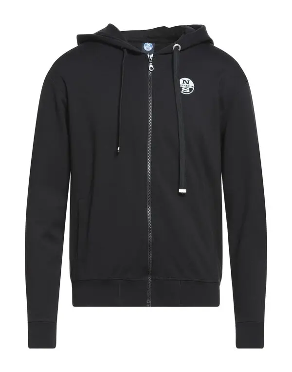 NORTH SAILS Hooded Piqué Sweatshirt - Black