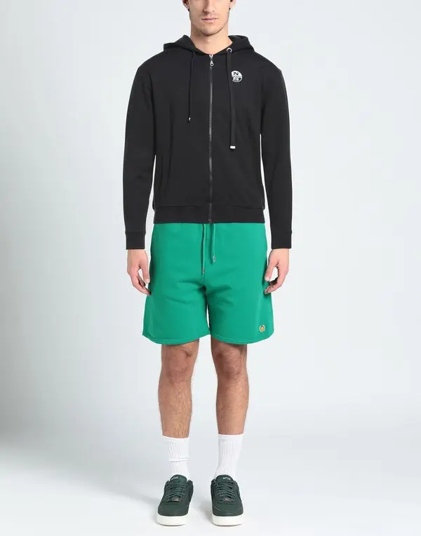 NORTH SAILS Hooded Piqué Sweatshirt - Black