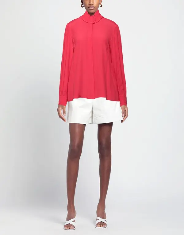 FRACOMINA Ruched Long Sleeve Blouse
