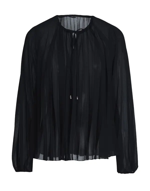 8 BY YOOX Pleated Chiffon Top