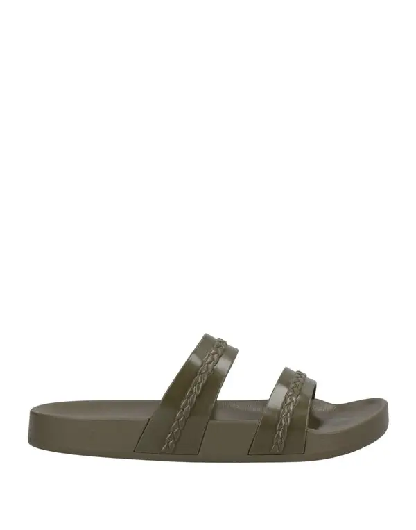 HVN X ANCIENT GREEK SANDALS Rubber Slides - Green