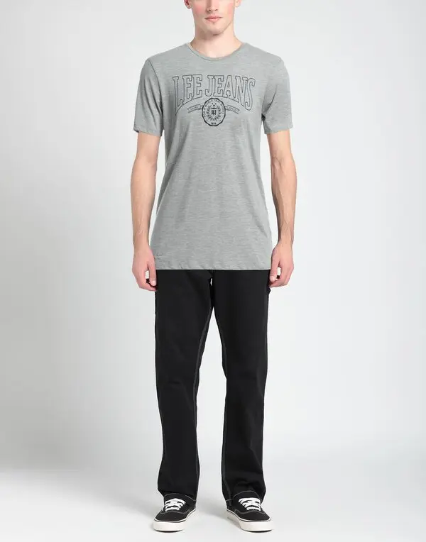 LEEM T-shirt Size Cotton, Elastane - Grey