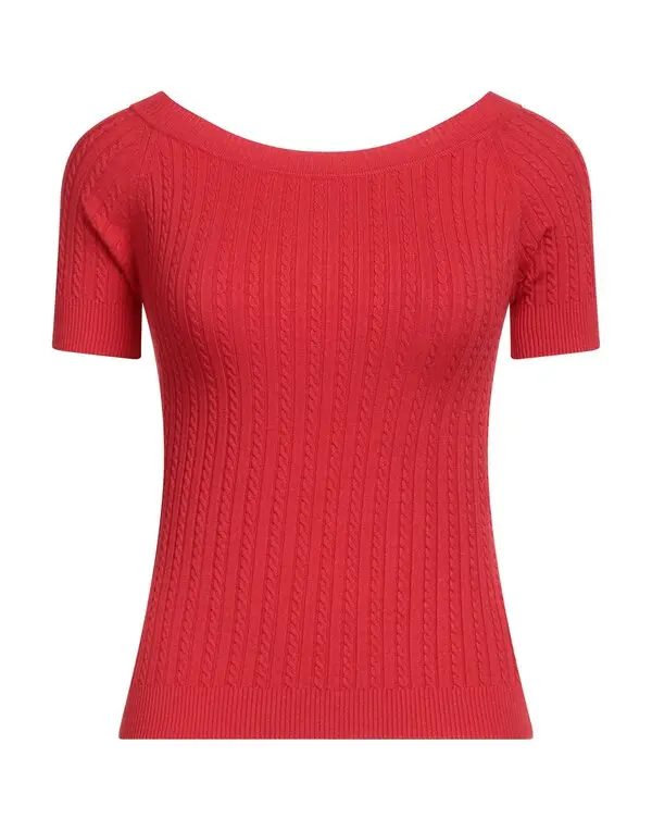 SOLOTRE Knitted Short Sleeve Top