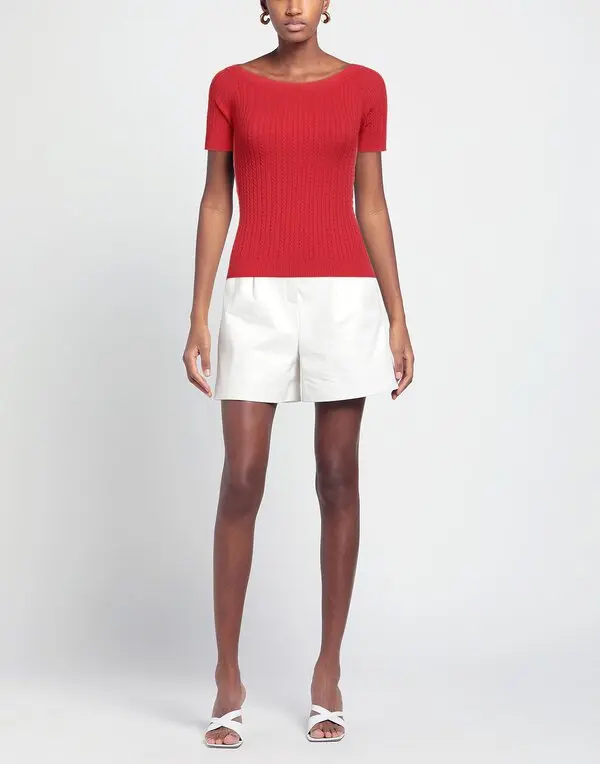 SOLOTRE Knitted Short Sleeve Top