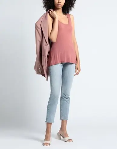 SOLOTRE Tank Top In Viscose, Polyamide, Cashmere, And Elastane
