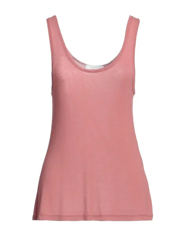 SOLOTRE Tank Top In Viscose, Polyamide, Cashmere, And Elastane