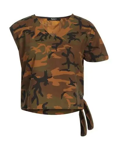 SISTE'S Camouflage Print Top