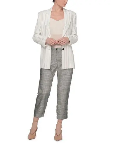 NO SECRETS Tapered Glen Plaid Pants