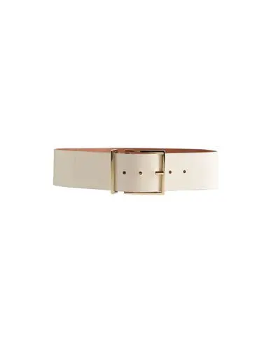 Sandro Soft Leather Belt - White