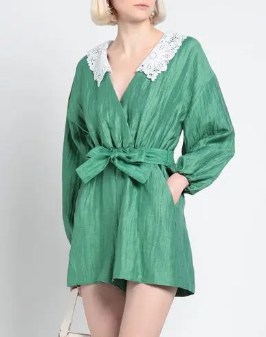 Maje Linen Blend Playsuit