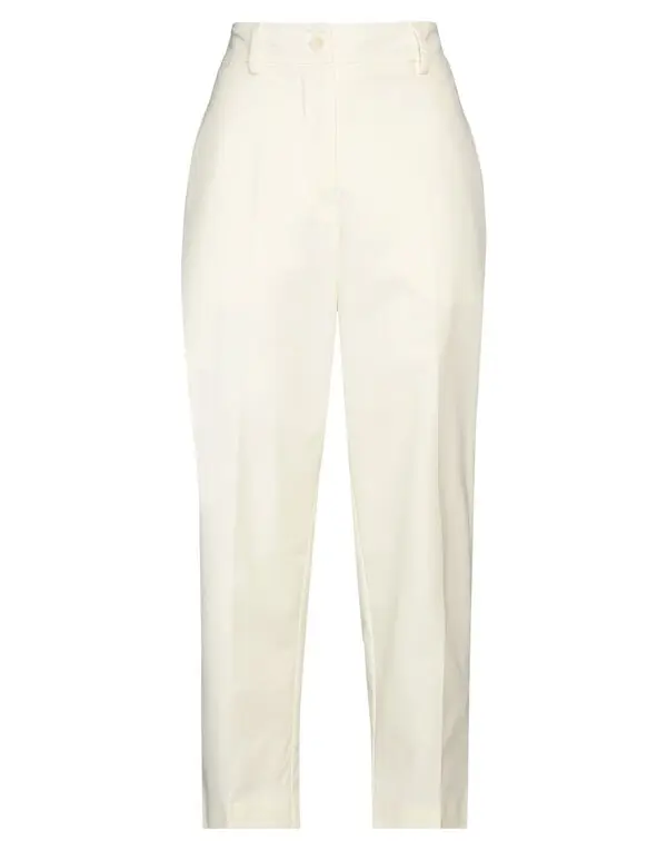 SOLOTRE Cotton Chinos - White