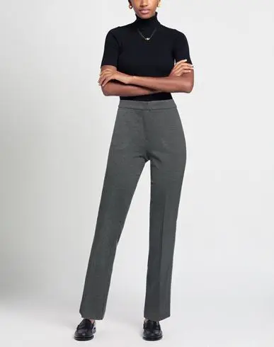 Beatrice B Flared High-waisted Trousers - Lead