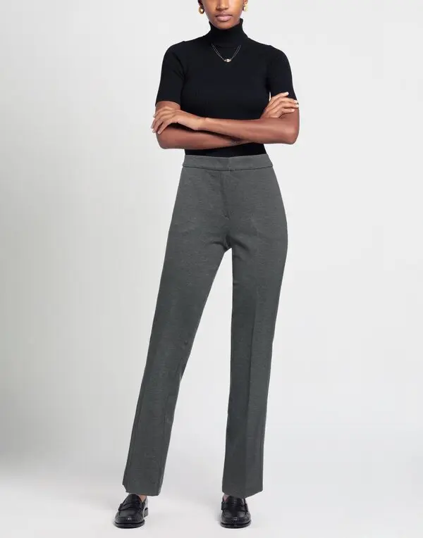 Beatrice B Flared High-waisted Trousers - Lead
