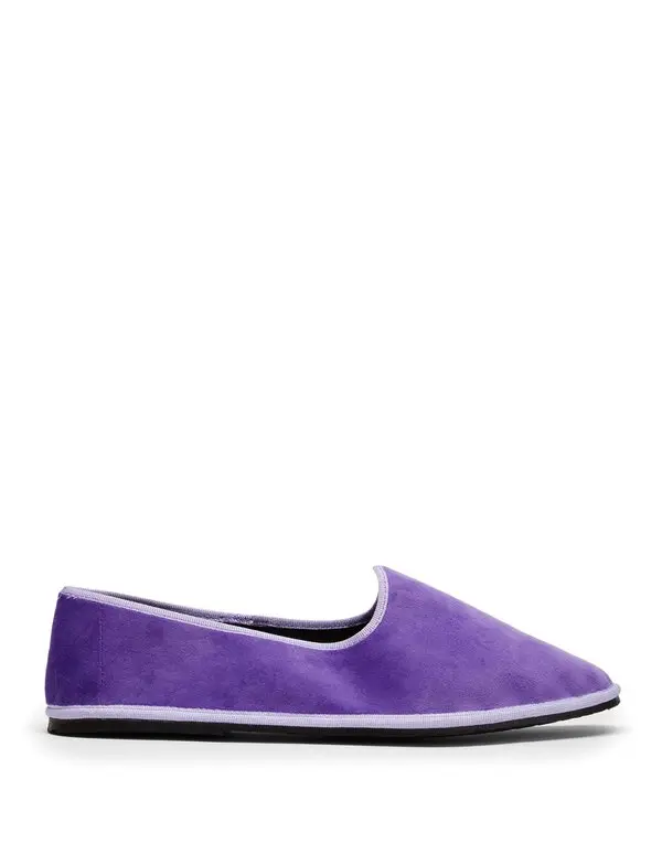 8 BY YOOX Velvet Friulane Slippers - Purple